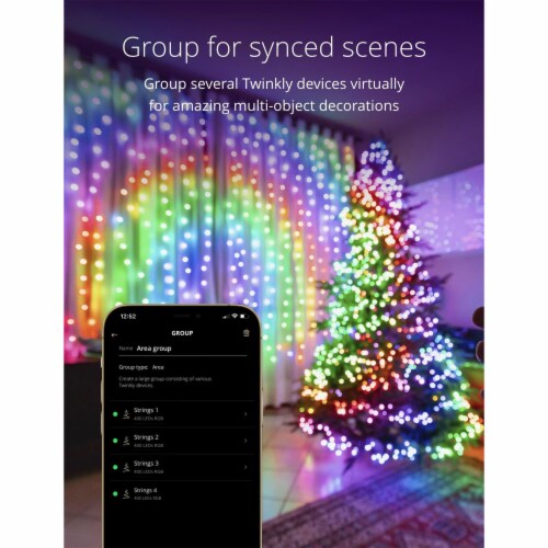 Twinkly Strings App-Controlled Smart LED Christmas Lights 400 RGB+White ... Twinkly Strings App-Controlled Smart LED Christmas Lights 400 RGB+White ...