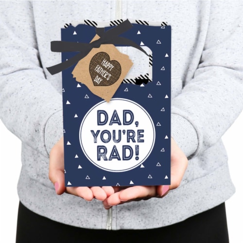 Big Dot Of Happiness My Dad Is Rad Fathers Day Party Favor Boxes