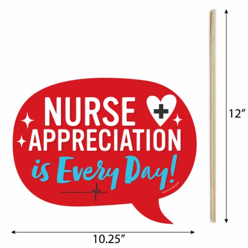 Nurse photo booth props store