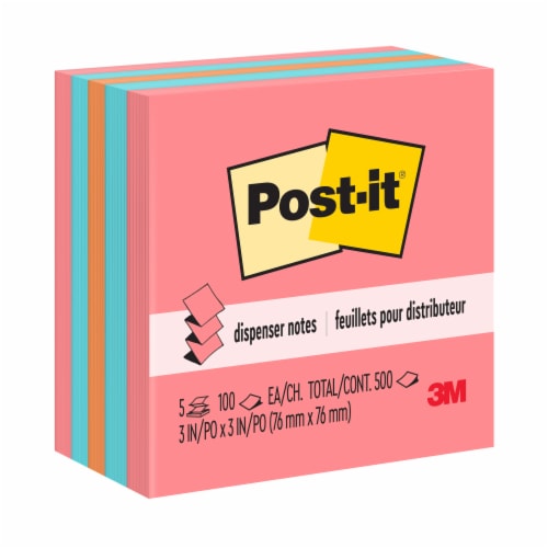 Post it Pop up Notes 3 x 3 Assorted 100 Sheets Pad 5 Pads Pack 2 Packs 2 Packs Foods Co
