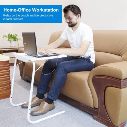 Portable Foldable Tray Table 6 Heights 3 Angles Laptop Desk Compact Sofa Use Yes King Soopers