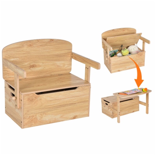 Storage toy box bench store