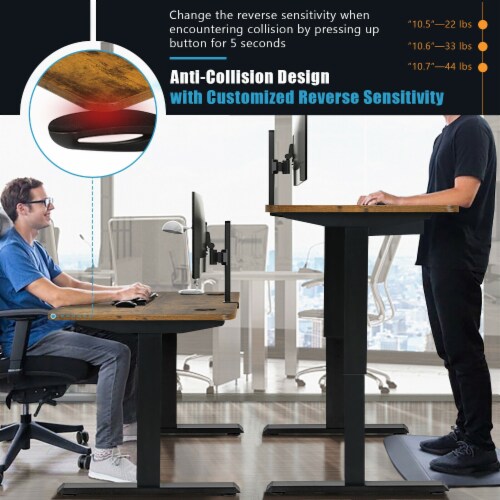 Standing desk with usb store