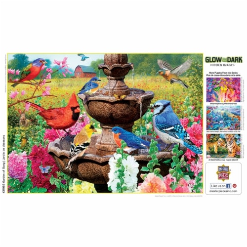 MasterPieces® Glow in the Dark Hidden Images™ Garden of Song Puzzle ... MasterPieces® Glow in the Dark Hidden Images™ Garden of Song Puzzle ...