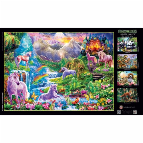 MasterPieces Glow in the Dark Hidden Images™ Unicorn Retreat Puzzle ... MasterPieces Glow in the Dark Hidden Images™ Unicorn Retreat Puzzle ...
