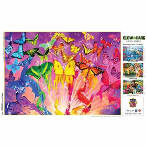 MasterPieces® Glow in the Dark Hidden Images™ Metamorphosis Puzzle, 500 ... MasterPieces® Glow in the Dark Hidden Images™ Metamorphosis Puzzle, 500 ...