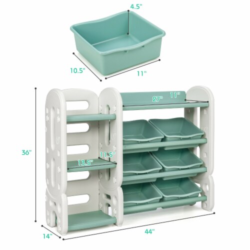 Toy storage bins and shelves store