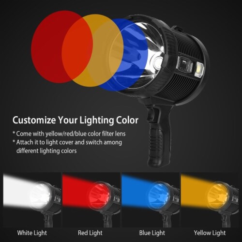 30000Lm Rechargeable Led Searchlight Ipx6 Waterproof Portable Handheld ... 30000Lm Rechargeable Led Searchlight Ipx6 Waterproof Portable Handheld ...