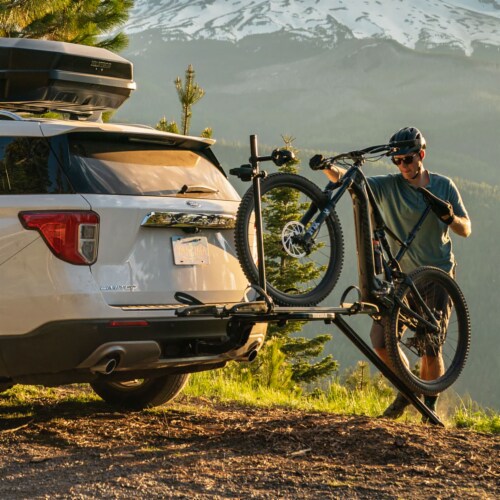 Yakima OnRamp 2 Inch EBike Hitch Mounted Bike Rack Holds 2 Bicycles Black 1 Piece QFC