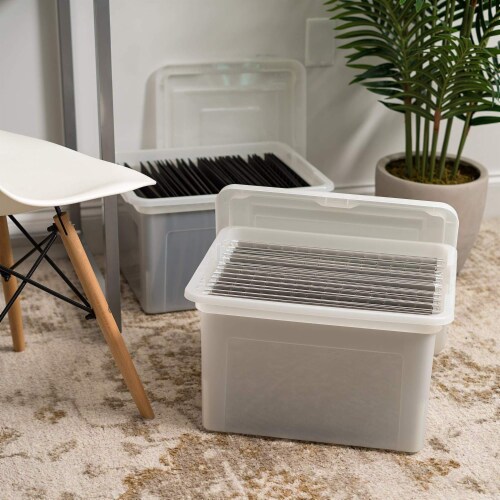 IRIS USA Letter & Legal Size Plastic Storage Bin Tote Organizing File ... IRIS USA Letter & Legal Size Plastic Storage Bin Tote Organizing File ...