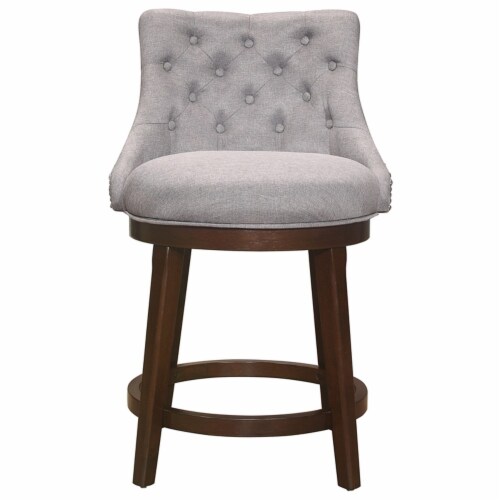 Hillsdale Furniture Halbrooke Wood Swivel Counter Height Stool In