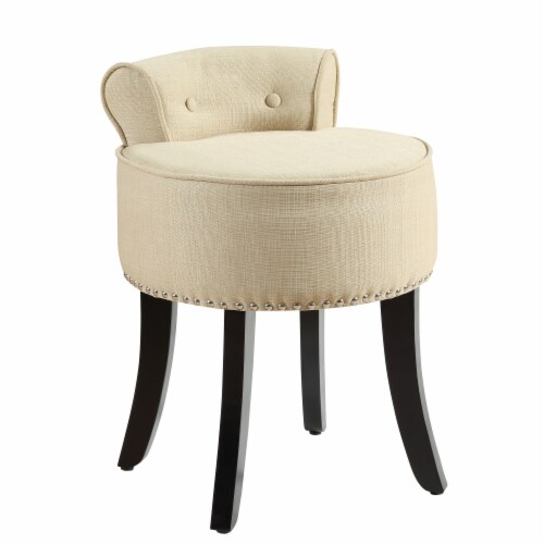 Beige vanity stool store