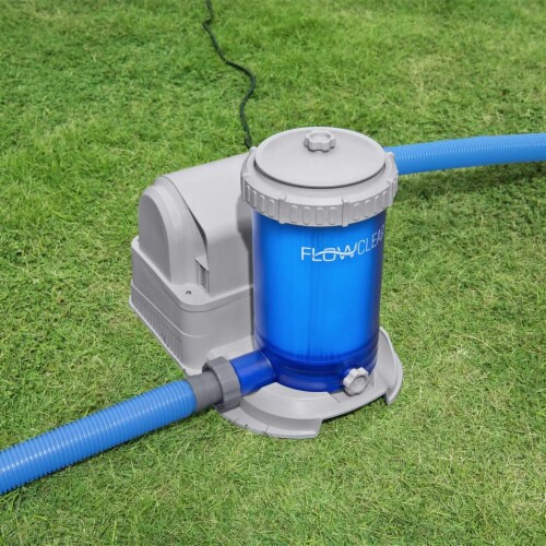 Bestway 58671E Flowclear 2,500 Gallon Transparent Above Ground Pool ... Bestway 58671E Flowclear 2,500 Gallon Transparent Above Ground Pool ...