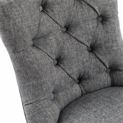 FurnitureR Chaden Swivel Modern Fabric Upholstered Office Chair in ... FurnitureR Chaden Swivel Modern Fabric Upholstered Office Chair in ...