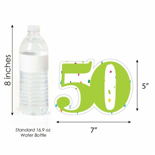 Big Dot Of Happiness 50th Birthday Cheerful Happy Birthday Decor