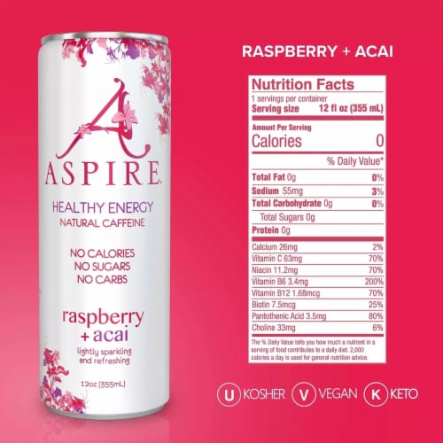 Aspire Healthy Energy Drinks Variety Pack, 12 Fluid Ounce (Pack Of 15 ... Aspire Healthy Energy Drinks Variety Pack, 12 Fluid Ounce (Pack Of 15 ...