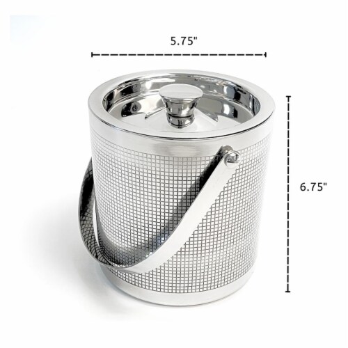 Premium 4-Piece Etched Stainless Steel Barware Set, 1 CT - QFC Premium 4-Piece Etched Stainless Steel Barware Set, 1 CT - QFC