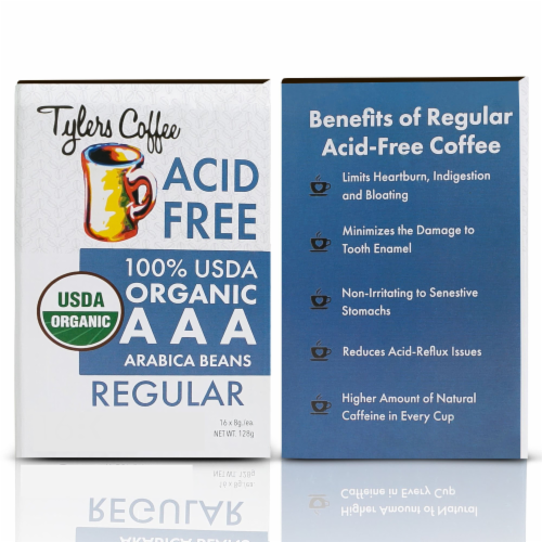 Tyler's Coffee No Acid Coffee Pods - 16 Pods of Caffeinated Coffee ... Tyler's Coffee No Acid Coffee Pods - 16 Pods of Caffeinated Coffee ...