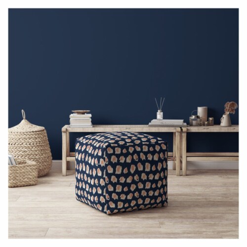 Canvas pouf ottoman store