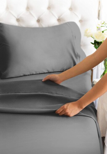 Cgk Linens 400 Thread Count 100 Cotton Soft Twin 3 Piece Sheet Set