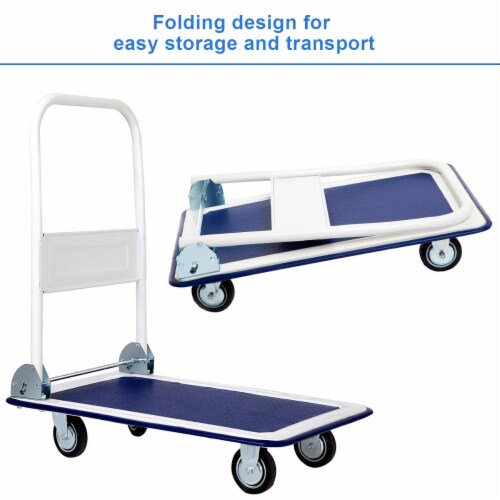 330lbs Platform Cart Dolly Foldable Push Hand iron, 1 unit - Kroger 330lbs Platform Cart Dolly Foldable Push Hand iron, 1 unit - Kroger