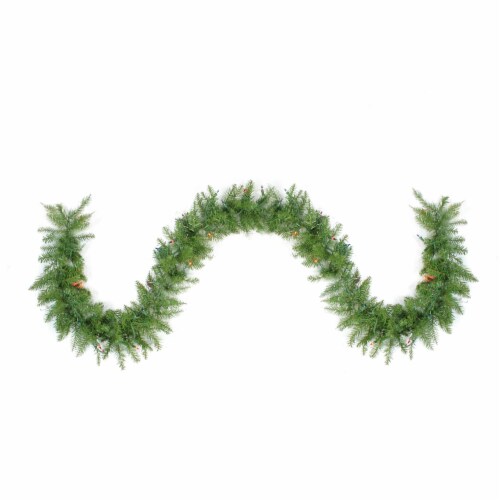 Northlight Pre-Lit Northern Pine Artificial Christmas Garland - 9' x 10 ... Northlight Pre-Lit Northern Pine Artificial Christmas Garland - 9' x 10 ...