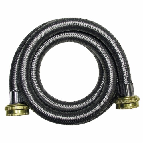 B&K 4 Ft. Stainless Steel 125 psi Washing Machine Hose 496-211, 3/4In ... B&K 4 Ft. Stainless Steel 125 psi Washing Machine Hose 496-211, 3/4In ...