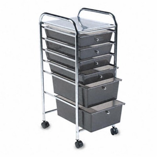 Advantus 34005 Portable Six-Drawer Organizer Chrome Metal Frame/Drawer ... Advantus 34005 Portable Six-Drawer Organizer Chrome Metal Frame/Drawer ...