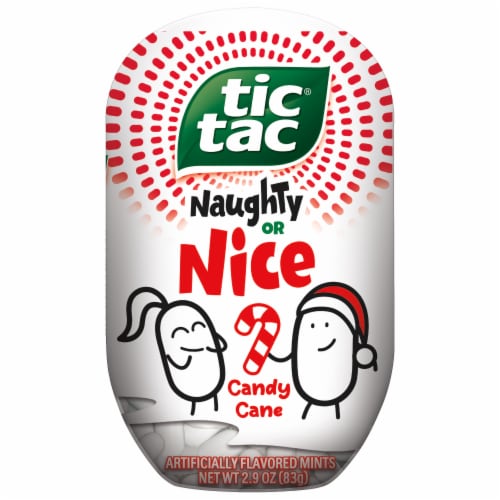 Tic Tac Naughty Or Nice Candy Cane Flavored Mints 29 Oz Fred Meyer