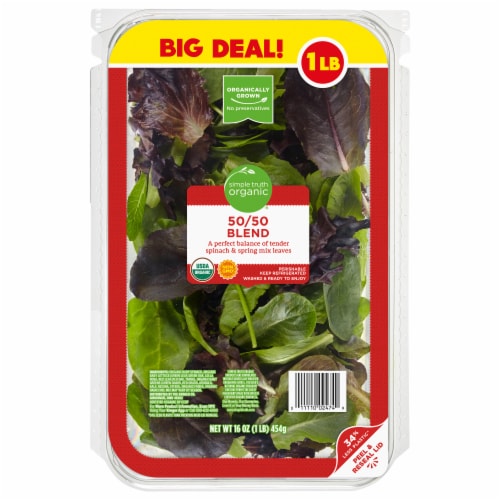 Simple Truth Organic™ 50/50 Salad Blend Mix BIG Deal!, 16 oz - Fred Meyer Simple Truth Organic™ 50/50 Salad Blend Mix BIG Deal!, 16 oz - Fred Meyer
