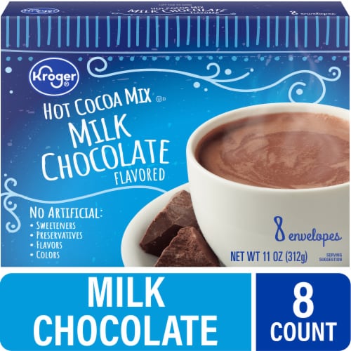 Kroger® Milk Chocolate Flavored Hot Cocoa Mix, 8 ct / 11 oz - Kroger Kroger® Milk Chocolate Flavored Hot Cocoa Mix, 8 ct / 11 oz - Kroger