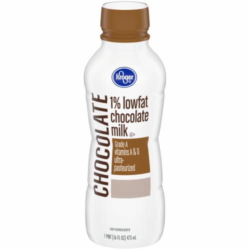 Kroger® 1% Lowfat Chocolate Milk, 16 fl oz - Kroger Kroger® 1% Lowfat Chocolate Milk, 16 fl oz - Kroger