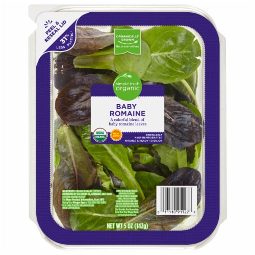 Simple Truth Organic™ Baby Romaine Lettuce, 5 oz - Kroger Simple Truth Organic™ Baby Romaine Lettuce, 5 oz - Kroger