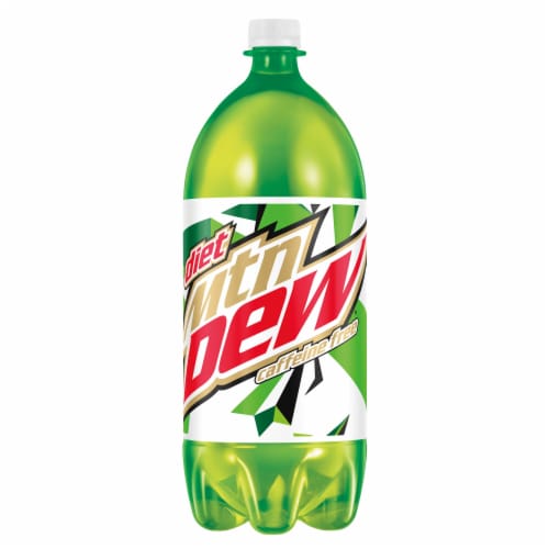 Diet Mountain Dew Caffeine Free Soda, 2 L - Kroger Diet Mountain Dew Caffeine Free Soda, 2 L - Kroger