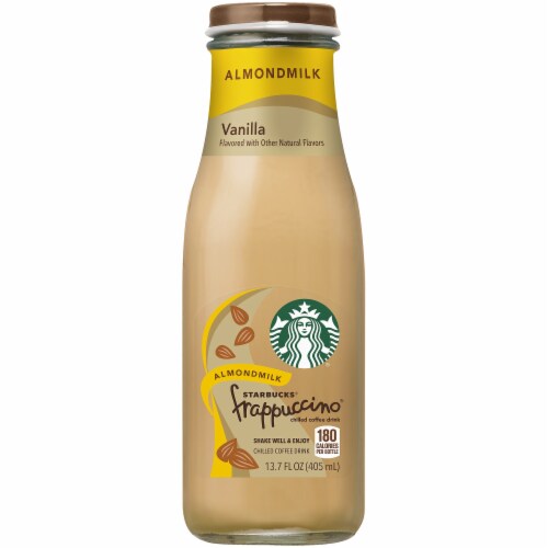 Starbucks Frappuccino Vanilla Almond Milk Iced Coffee Drink, 13.7 fl oz ... Starbucks Frappuccino Vanilla Almond Milk Iced Coffee Drink, 13.7 fl oz ...