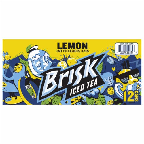 Brisk Lemon Iced Tea, 12 cans / 12 fl oz - QFC Brisk Lemon Iced Tea, 12 cans / 12 fl oz - QFC