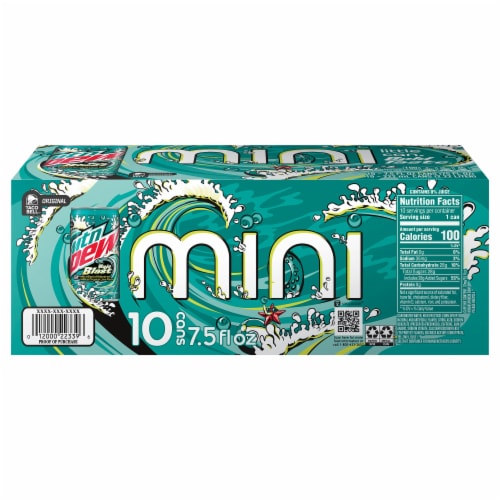 Mtn Dew® Baja Blast Soda Mini Cans, 10 pk / 7.5 fl oz - Pick ‘n Save Mtn Dew® Baja Blast Soda Mini Cans, 10 pk / 7.5 fl oz - Pick ‘n Save