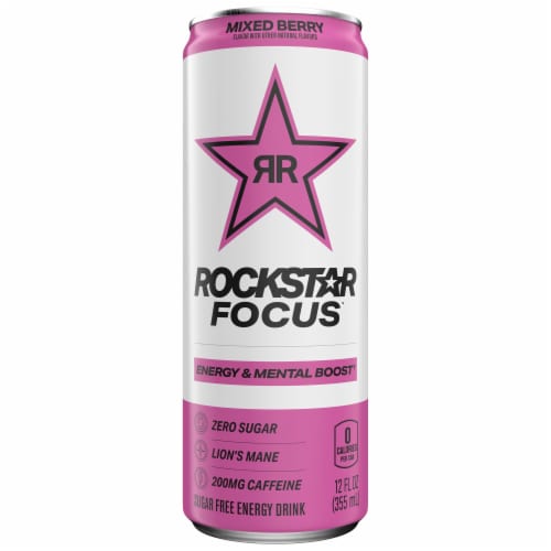 Rockstar Focus™ Mixed Berry Energy Drink, 12 fl oz - Ralphs Rockstar Focus™ Mixed Berry Energy Drink, 12 fl oz - Ralphs