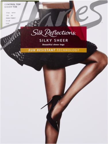 Hanes Womens Silk Reflections® Control Top Silky Sheer Pantyhose Barely There Cd Frys