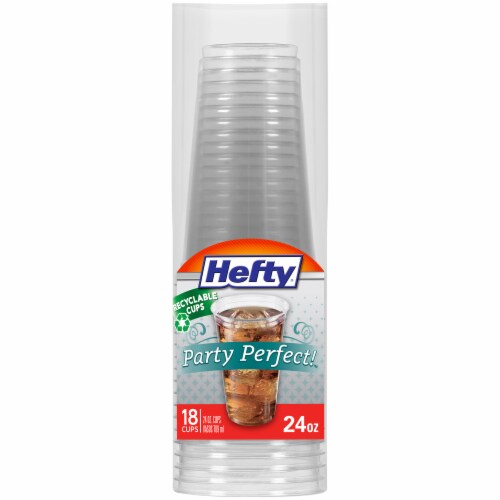 Hefty® Party Perfect™ Crystal Clear Cups 18 Ct Kroger