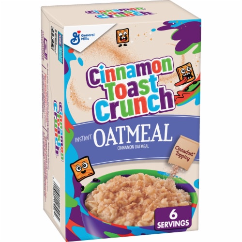 Cinnamon Toast Crunch Oatmeal, 6 ct / 1.35 oz - Kroger Cinnamon Toast Crunch Oatmeal, 6 ct / 1.35 oz - Kroger