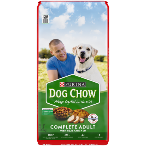 Purina® Dog Chow Complete Adult with Chicken Dry Adult Dog Food, 48 lb ... Purina® Dog Chow Complete Adult with Chicken Dry Adult Dog Food, 48 lb ...