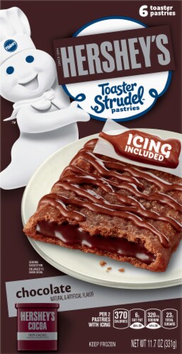 Pillsbury Hershey's Chocolate Toaster Strudel Pastries, 6 ct / 11.7 oz ... Pillsbury Hershey's Chocolate Toaster Strudel Pastries, 6 ct / 11.7 oz ...