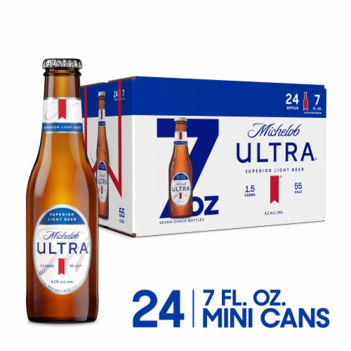 Michelob Ultra Superior Light Domestic Lager Beer 24 Pk 7 Fl Oz Kroger