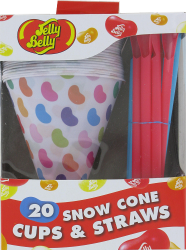 Jelly Belly Snow Cone Cups And Straws 1 Count Kroger