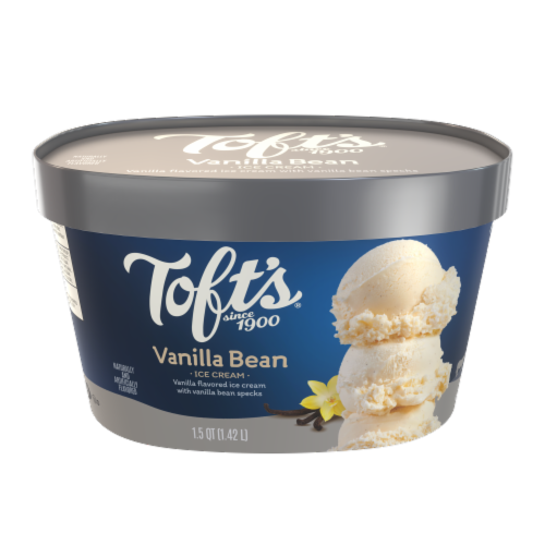 Tofts® Denali Vanilla Bean Ice Cream Tub 48 Oz Kroger