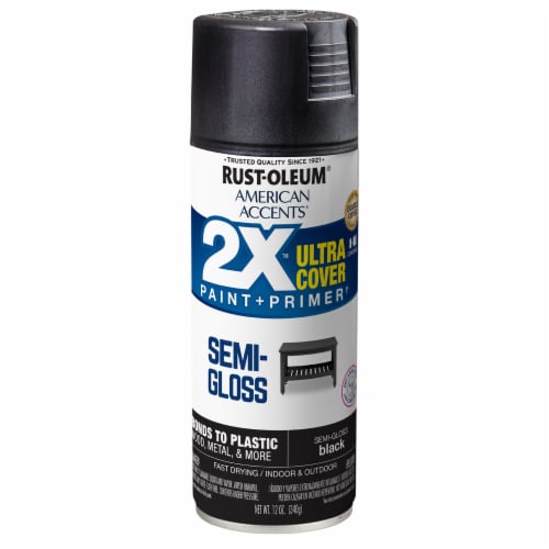 Rust-Oleum® American Accents® 2X™ Paint + Primer Semi-Gloss Spray Paint ... Rust-Oleum® American Accents® 2X™ Paint + Primer Semi-Gloss Spray Paint ...