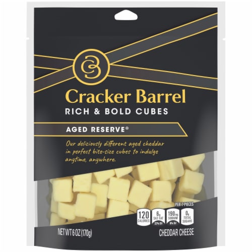 Cracker Barrel Rich & Bold Aged Reserve Cheese Cubes, 6 oz - Ralphs Cracker Barrel Rich & Bold Aged Reserve Cheese Cubes, 6 oz - Ralphs