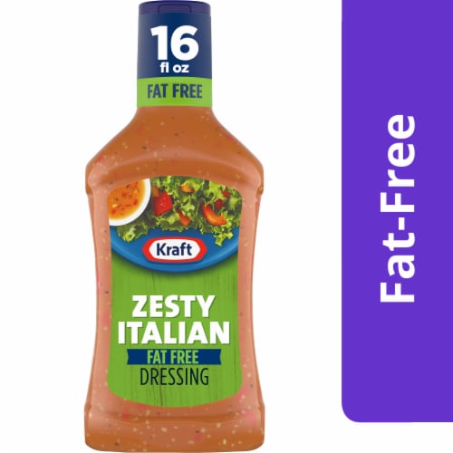 Kraft Fat Free Zesty Italian Salad Dressing, 16 FO - Kroger Kraft Fat Free Zesty Italian Salad Dressing, 16 FO - Kroger