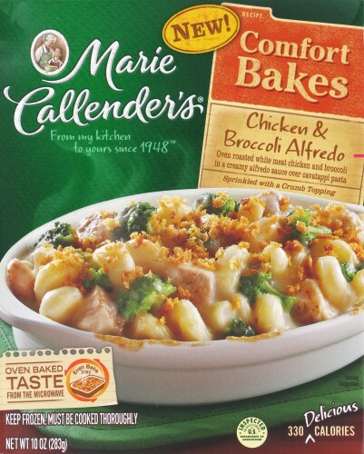 Marie Callender's Comfort Bakes - Chicken & Broccoli Alfredo, 10 Oz ... Marie Callender's Comfort Bakes - Chicken & Broccoli Alfredo, 10 Oz ...